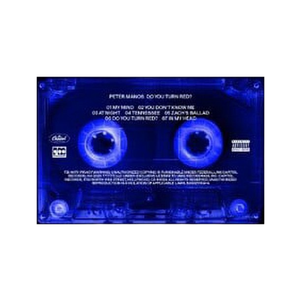 Peter Manos - DO YOU TURN RED? Cassette - Capitol Store