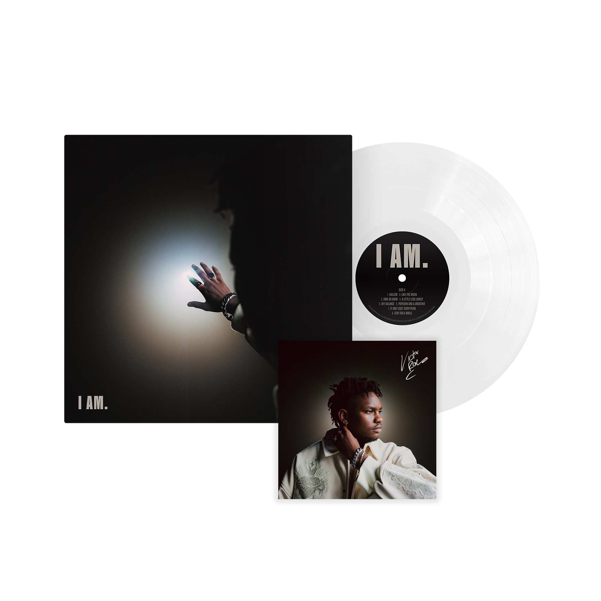 Victor Ray - Victor Ray - I AM. LP + Signed Art Card - Capitol Store